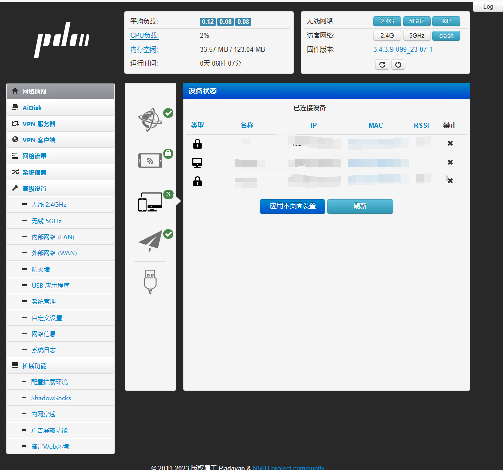 在刷了老毛子Padavan固件的RM2100（AC2100）路由器上使用clash及其控制面板的保姆级教程 – XIaolii"s Blog